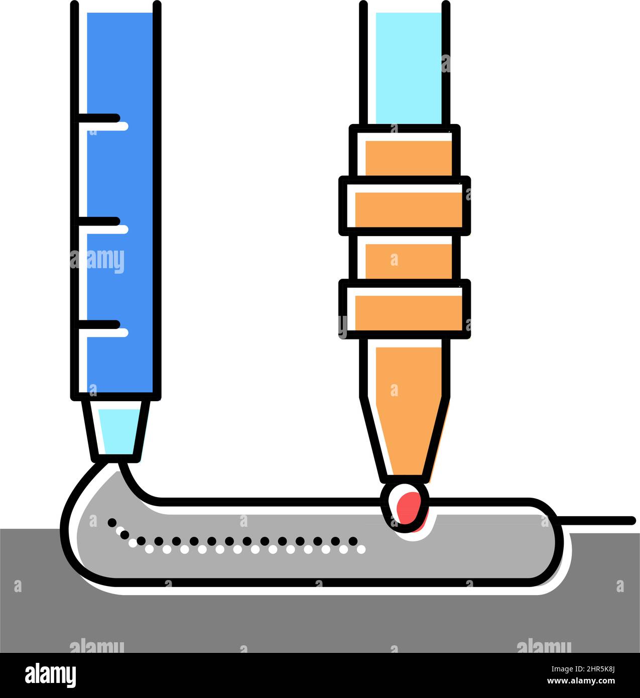 submerged arc welding color icon vector illustration Stock Vector Image ...