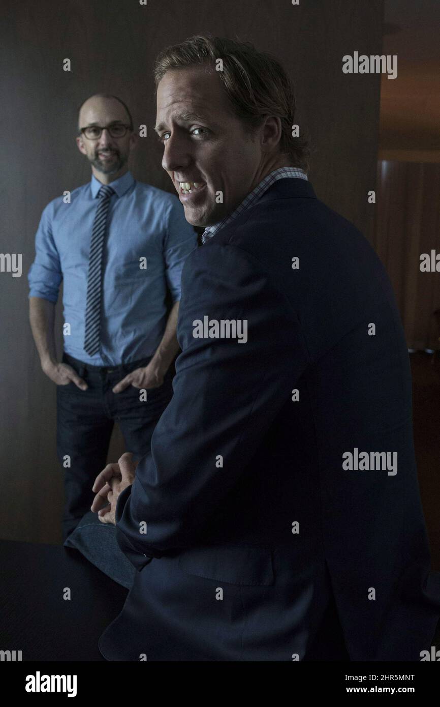 Academy Award-winning screenwriters Nat Faxon, right, and Jim Rash are ...