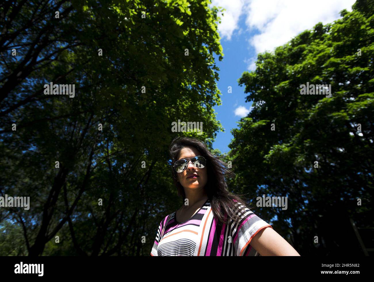 Canadian singer and former "Canadian Idol" Eva Avila poses for a photo ...