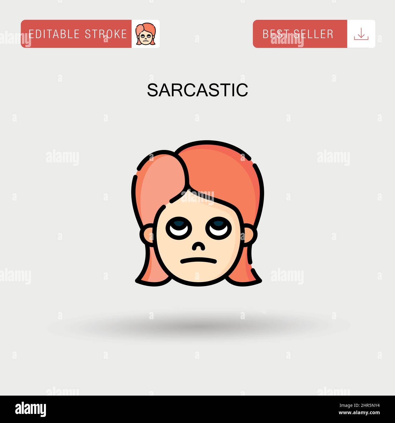 Sarcastic expression Stock Vector Images - Alamy