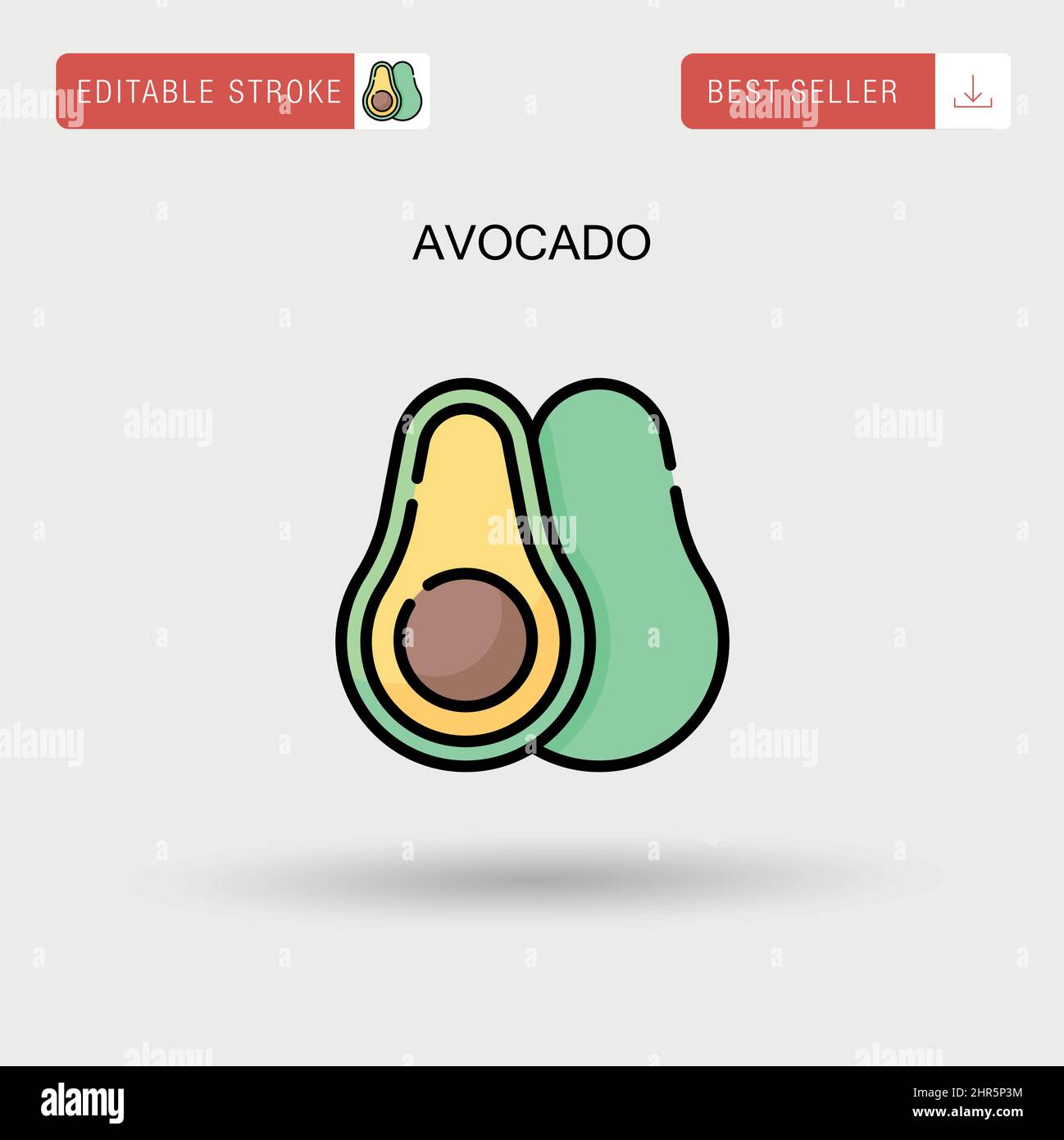 Top view whole raw Stock Vector Images - Alamy