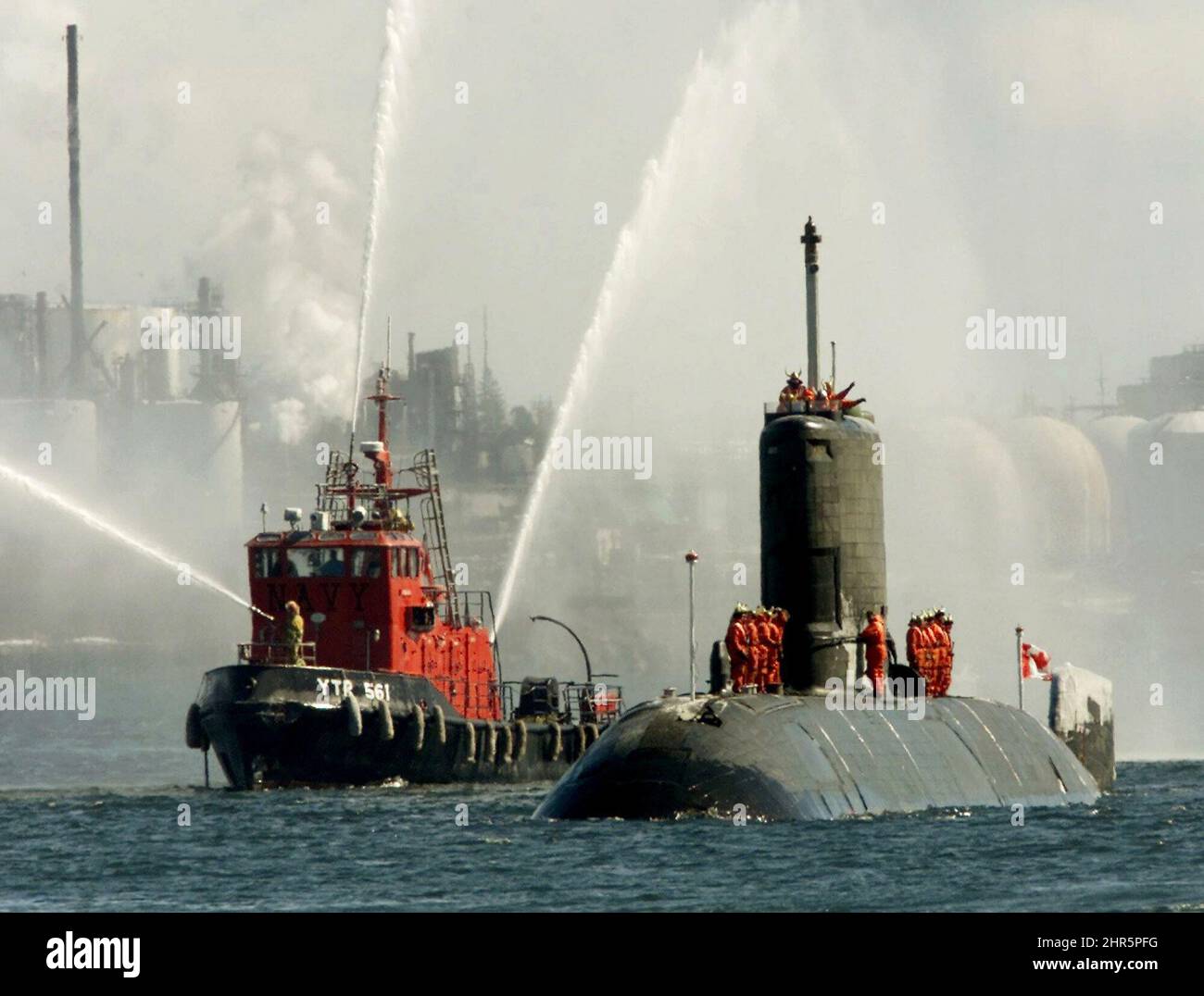 PA PHOTOS / CP - UK USE ONLY : HMCS Corner Brook, the third of four ...