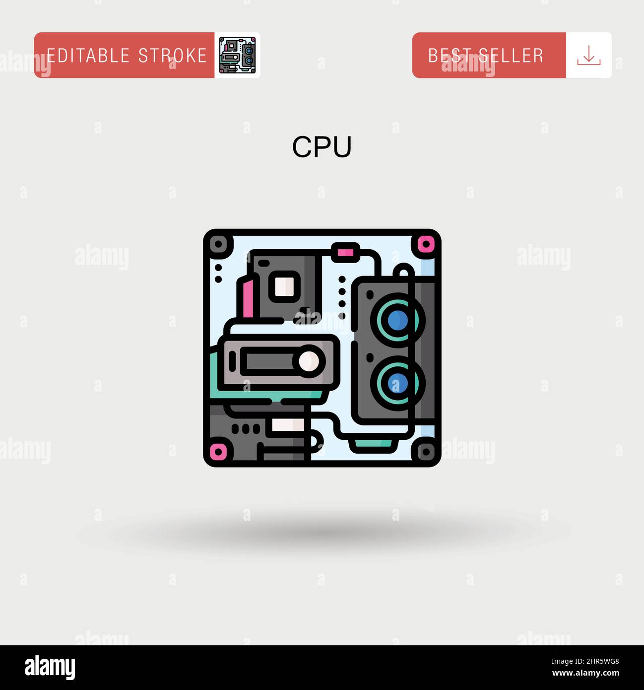 Cpu Stock Vector Images - Alamy