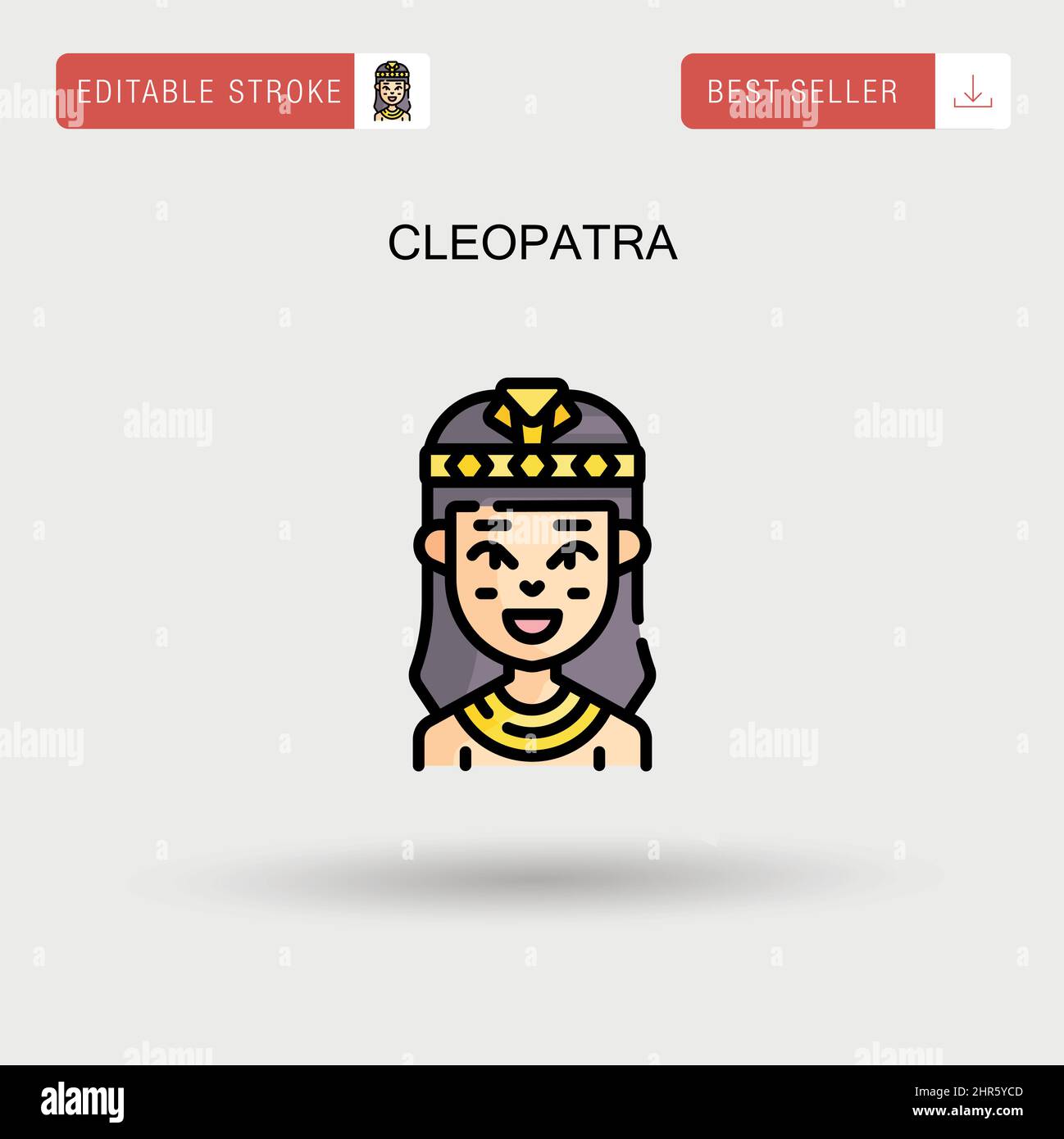 Ancient egypt cleopatra Stock Vector Images - Alamy