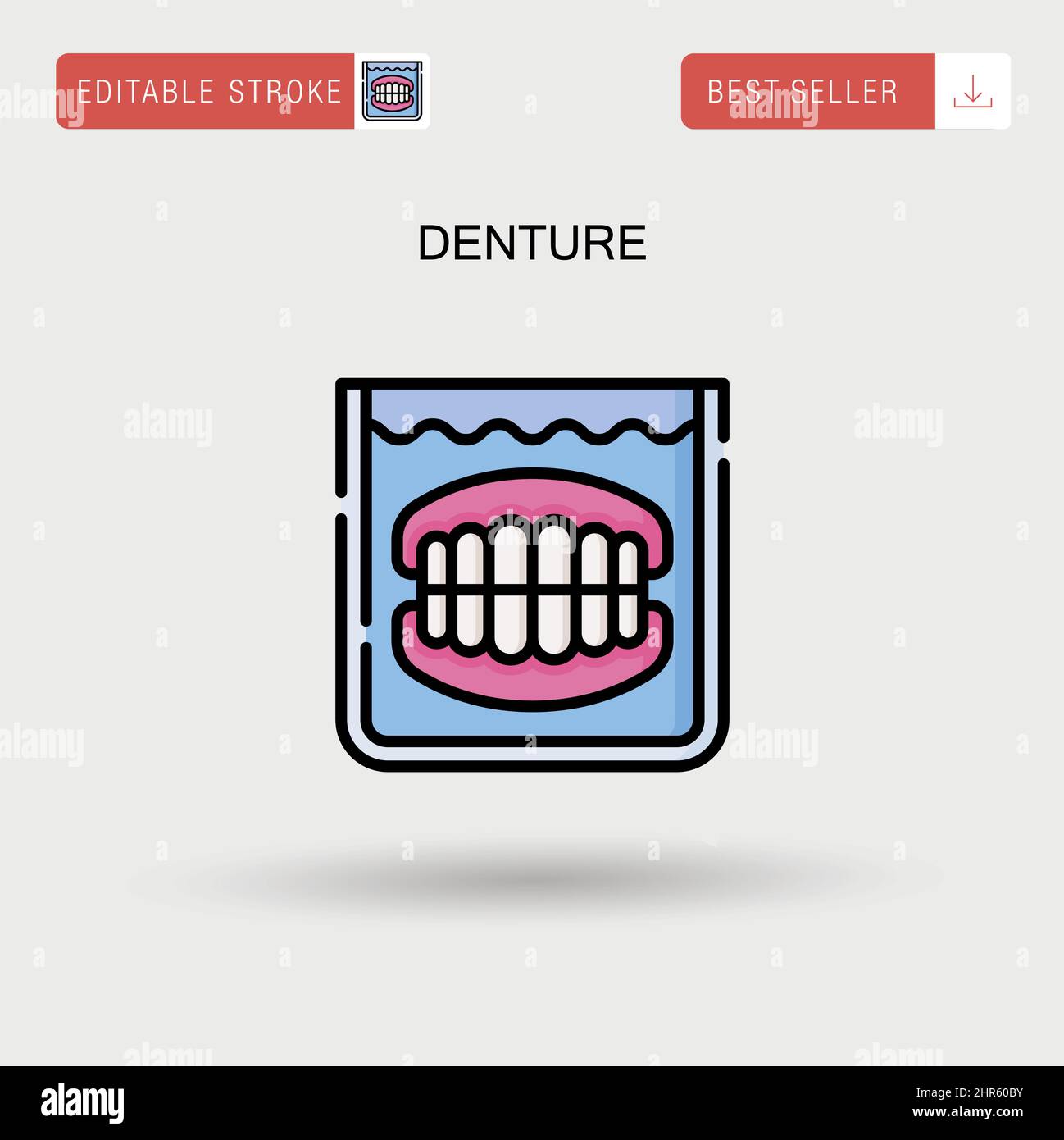 Full denture Stock Vector Images - Alamy