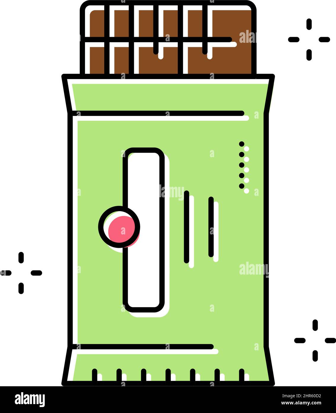 cookie package color icon vector illustration Stock Vector Image & Art ...