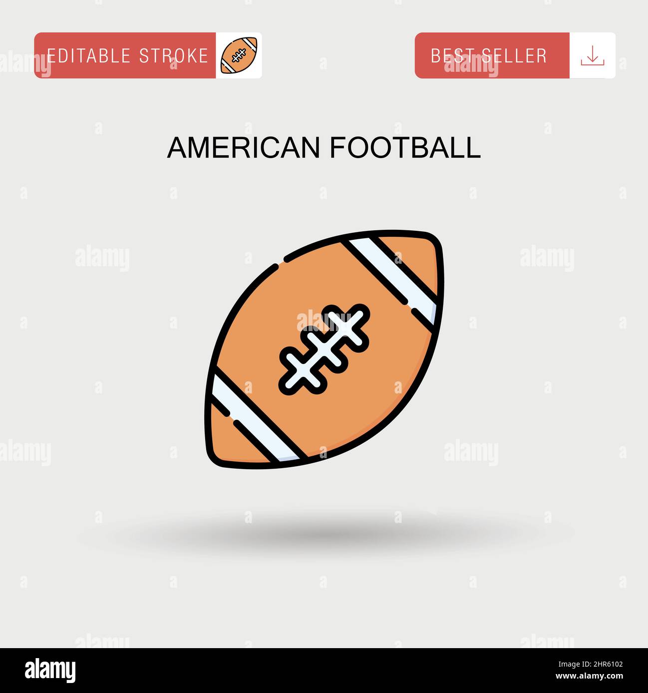 American footballer Stock Vector Images - Alamy