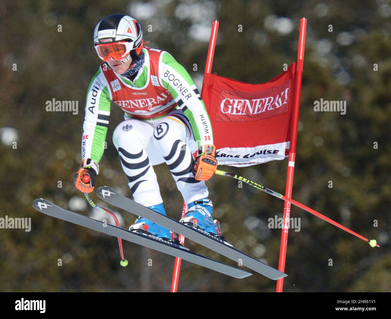 Germany's Gina Stechert races during the second training run of the ...