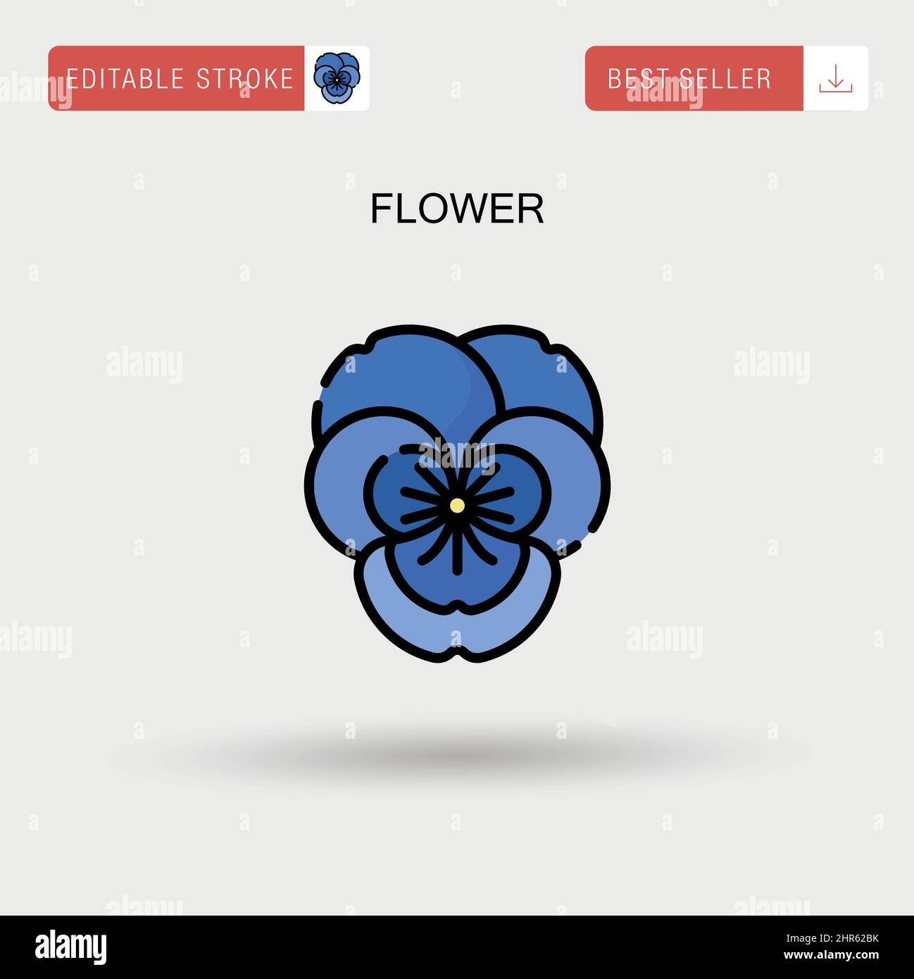 Beautiful flower detail Stock Vector Images - Alamy