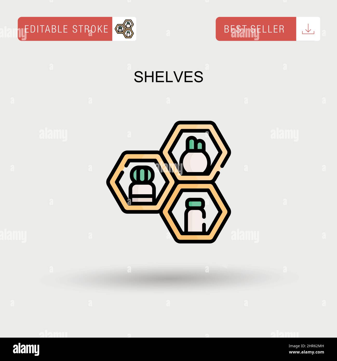 Realistic store shelves wall Stock Vector Images - Alamy