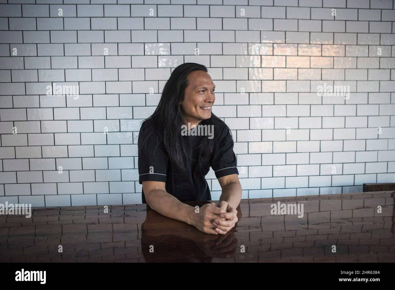 Chef Susur Lee is photographed at Bent restaurant in Toronto on Monday ...