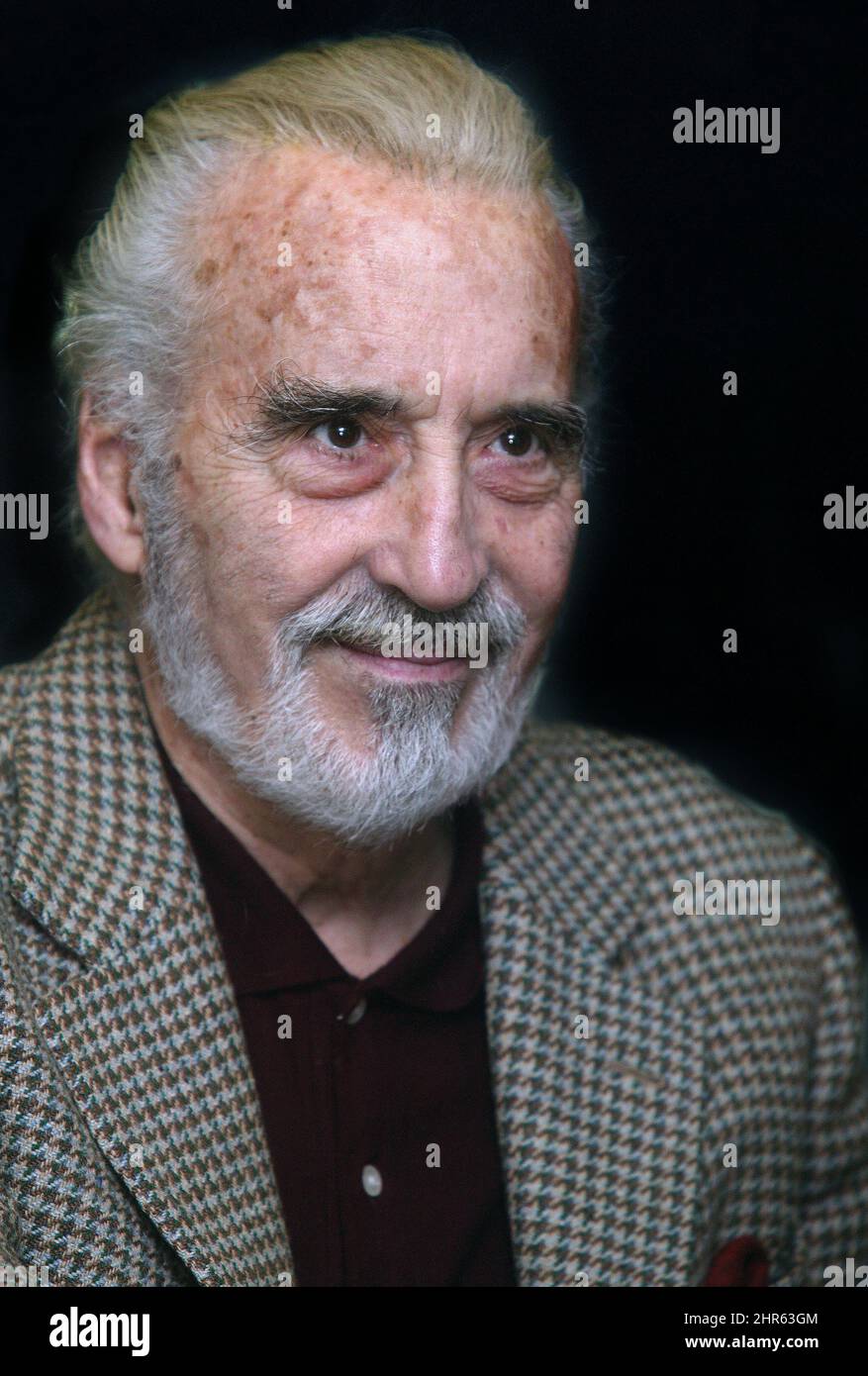 Christopher Lee,who plays the role of SARUMAN in the Lord of The Rings ...
