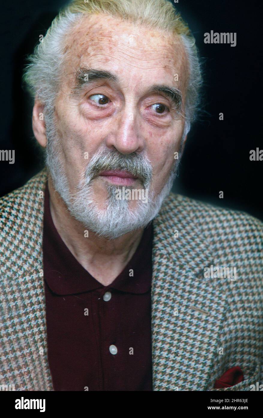 Christopher Lee,who plays the role of SARUMAN in the Lord of The Rings ...