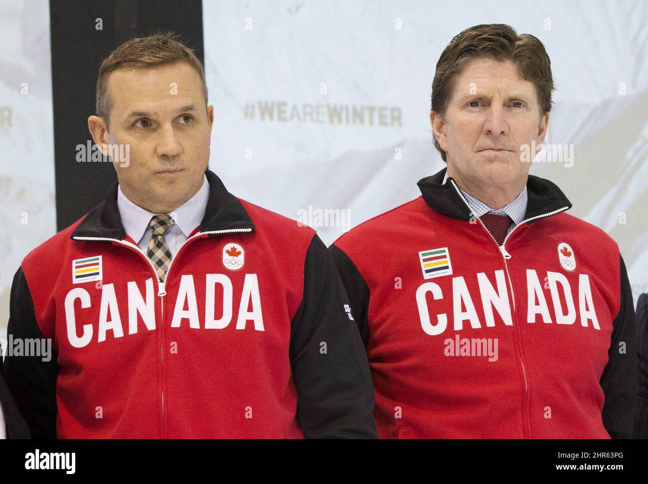 Team Canada Olympic hockey team Executive Director Steve Yzerman and ...