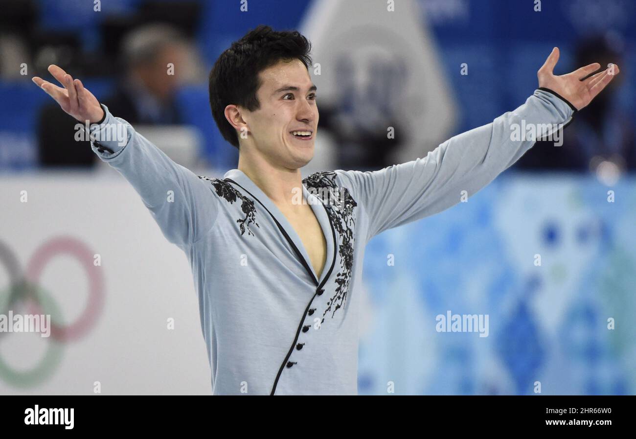 Canada's Patrick Chan salutes the crowd following his men's free ...