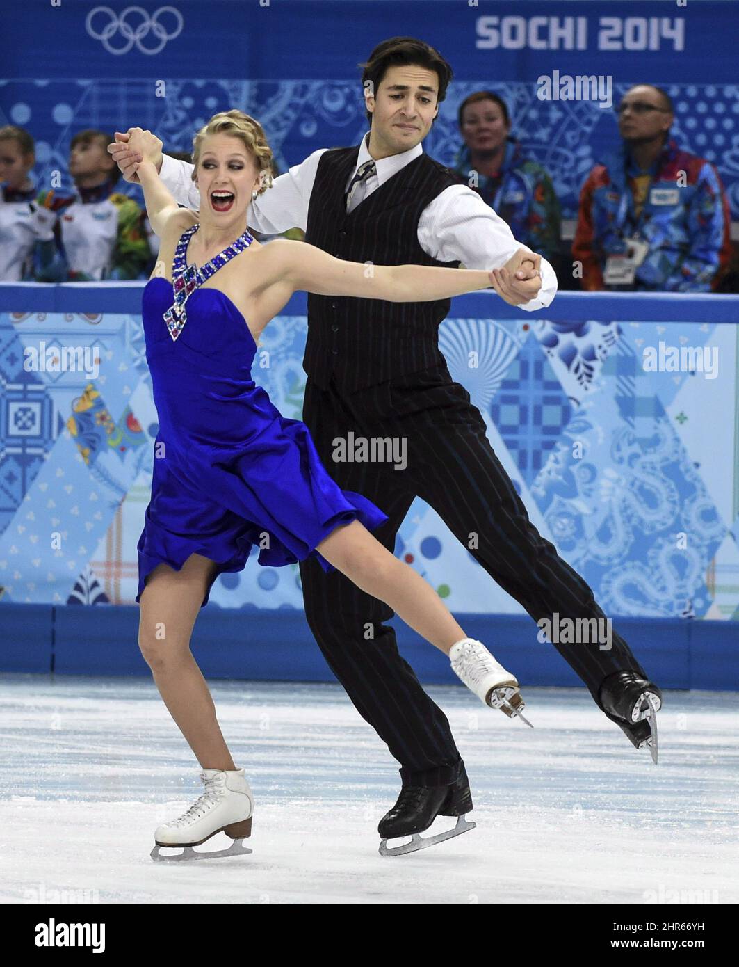 Canada's Kaitlyn Weaver and Andrew Poje perform their short dance in ...