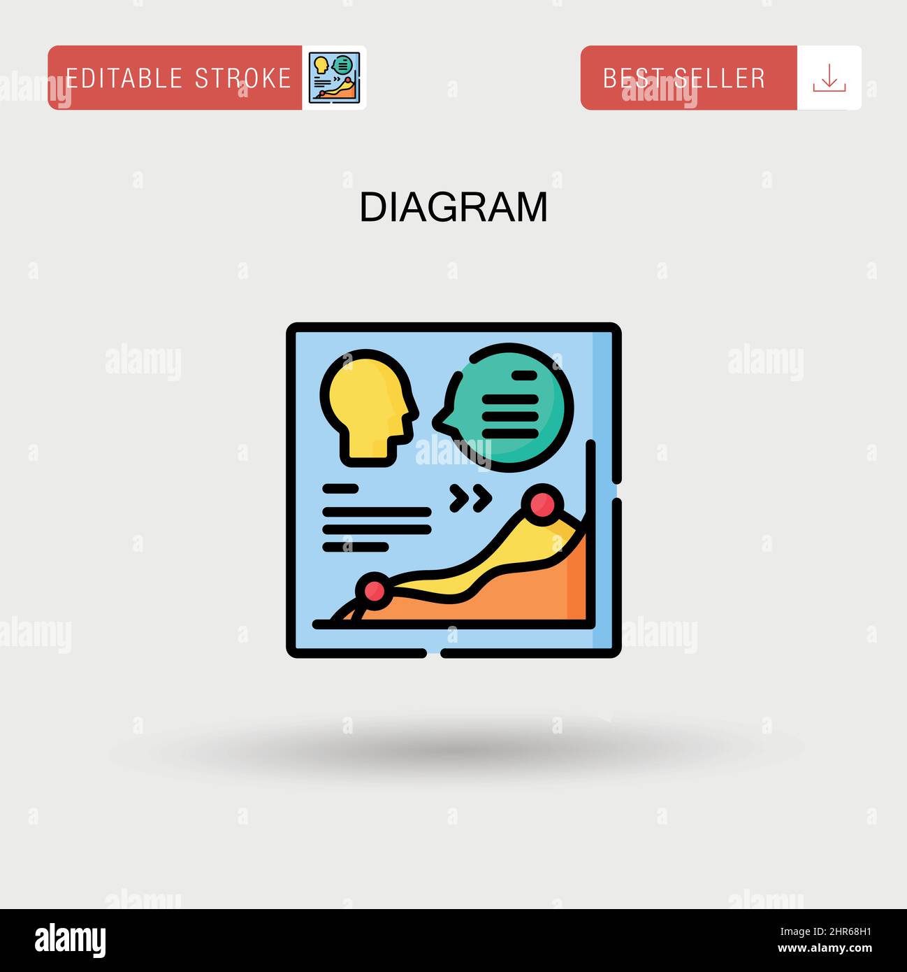 Simple infographic diagram hi-res stock photography and images - Alamy