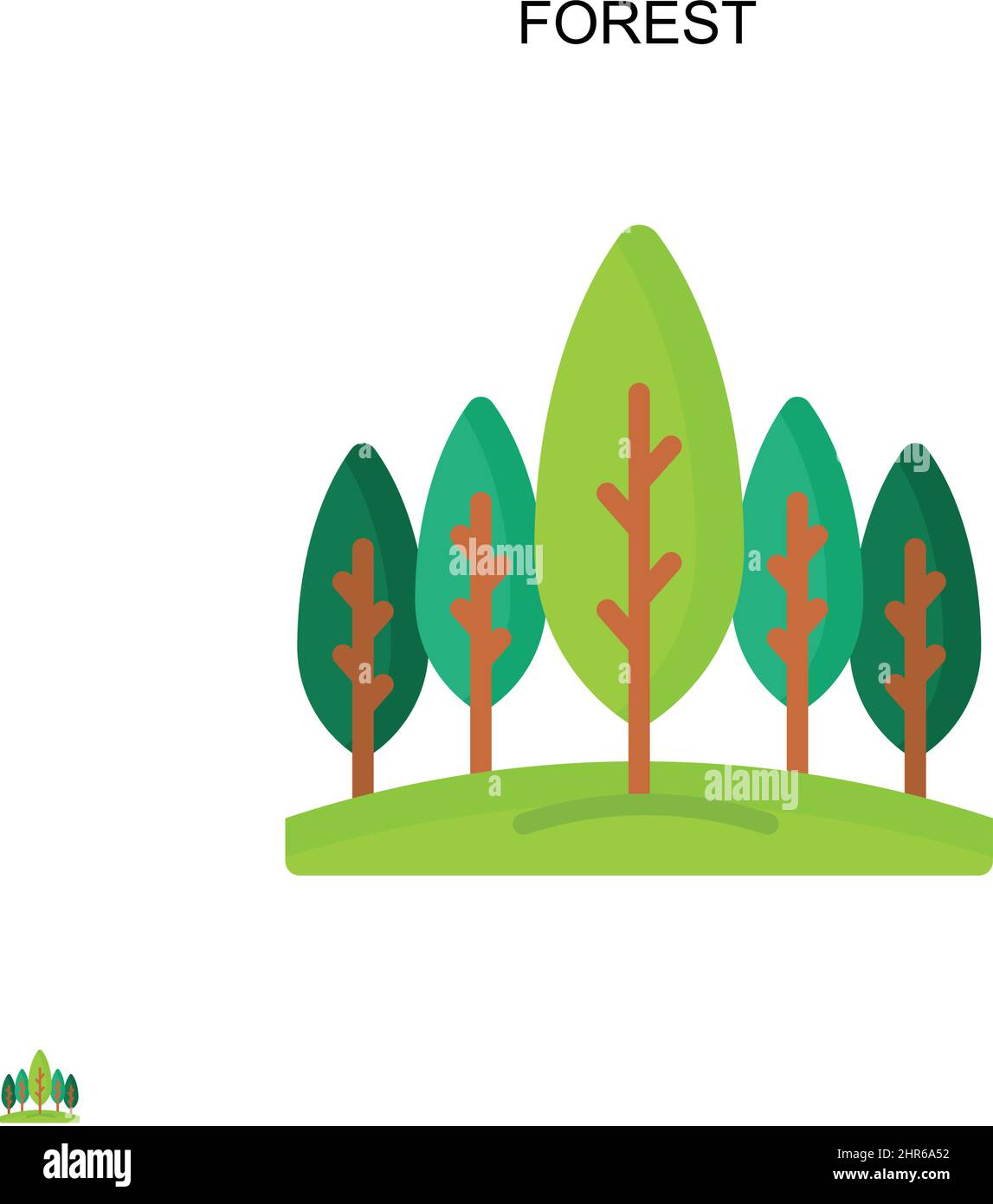 Season forest Stock Vector Images - Alamy