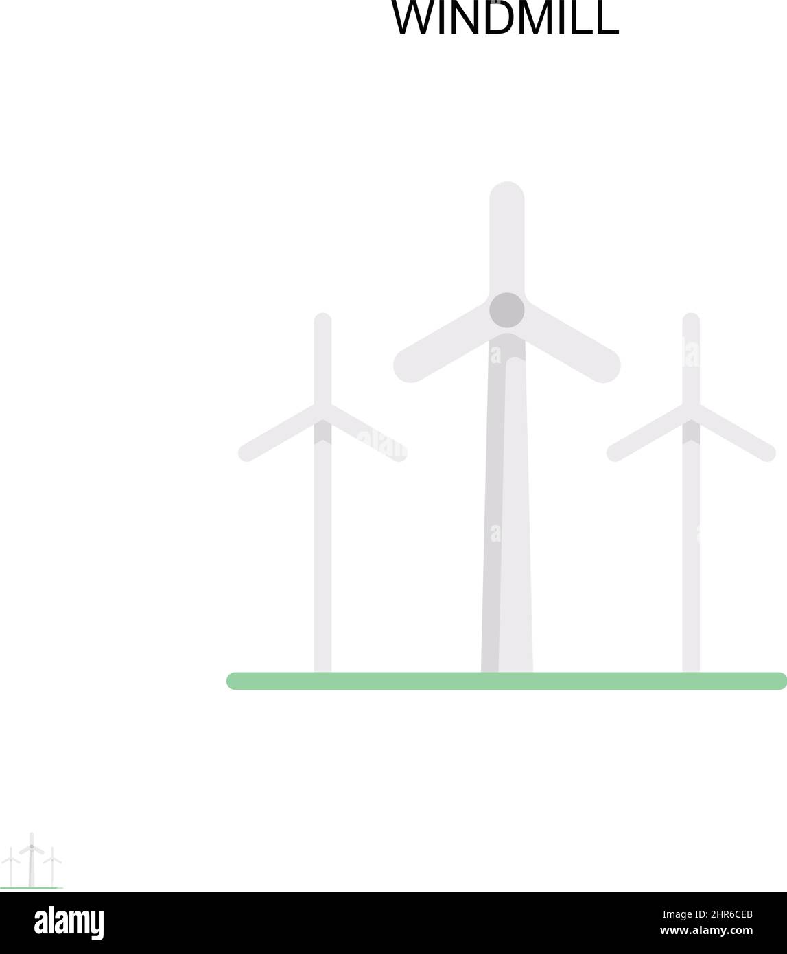 Power windmill Stock Vector Images - Alamy