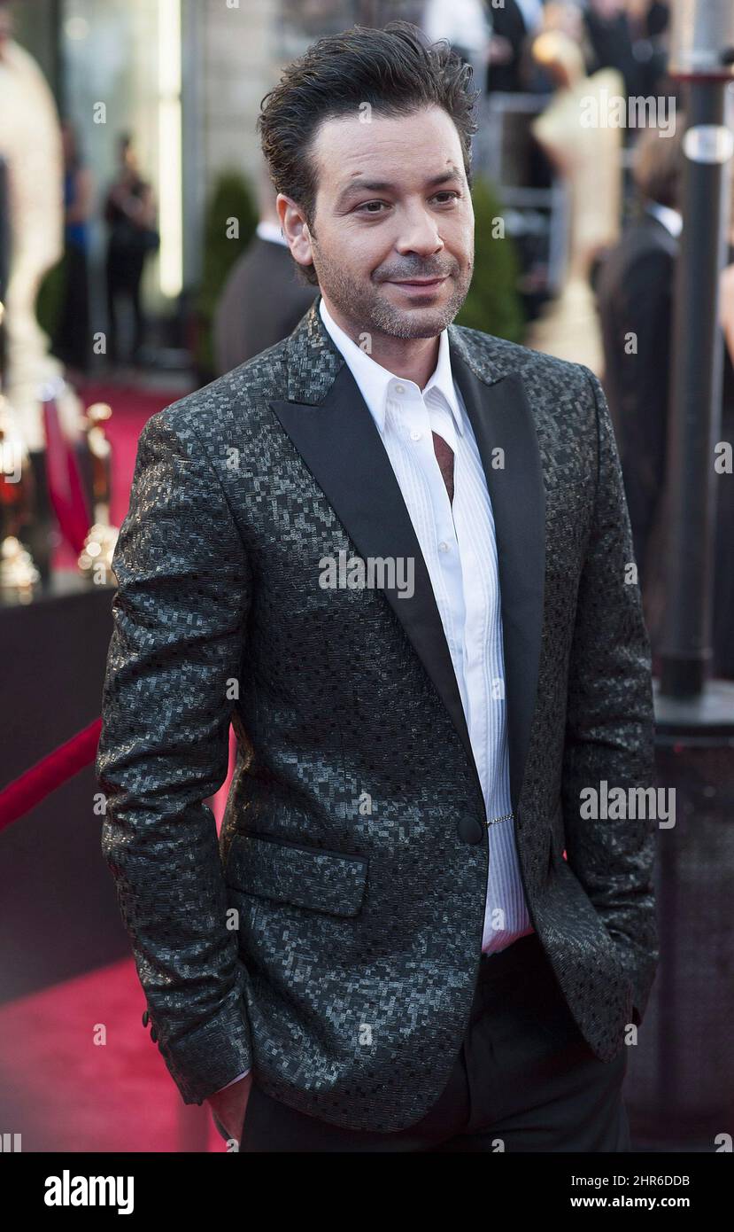 Adam Cohen arrives on the red carpet for the annual Gala Artis awards ...