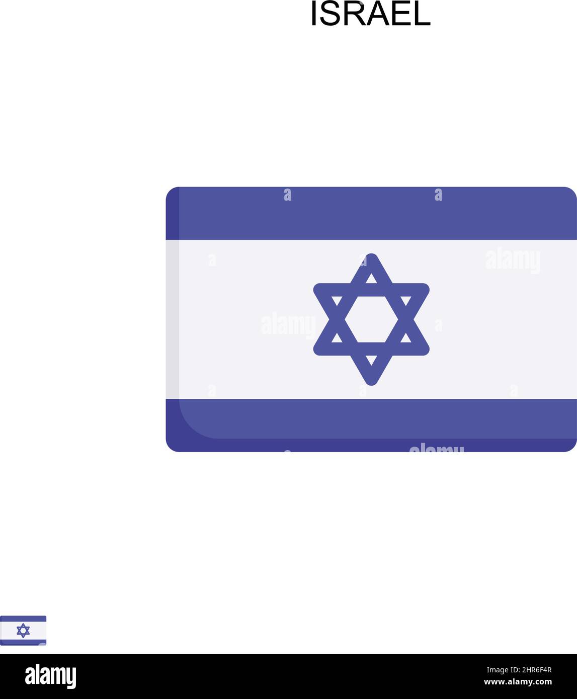 Israel Simple Vector Icon Illustration Symbol Design Template For Web Mobile Ui Element Stock