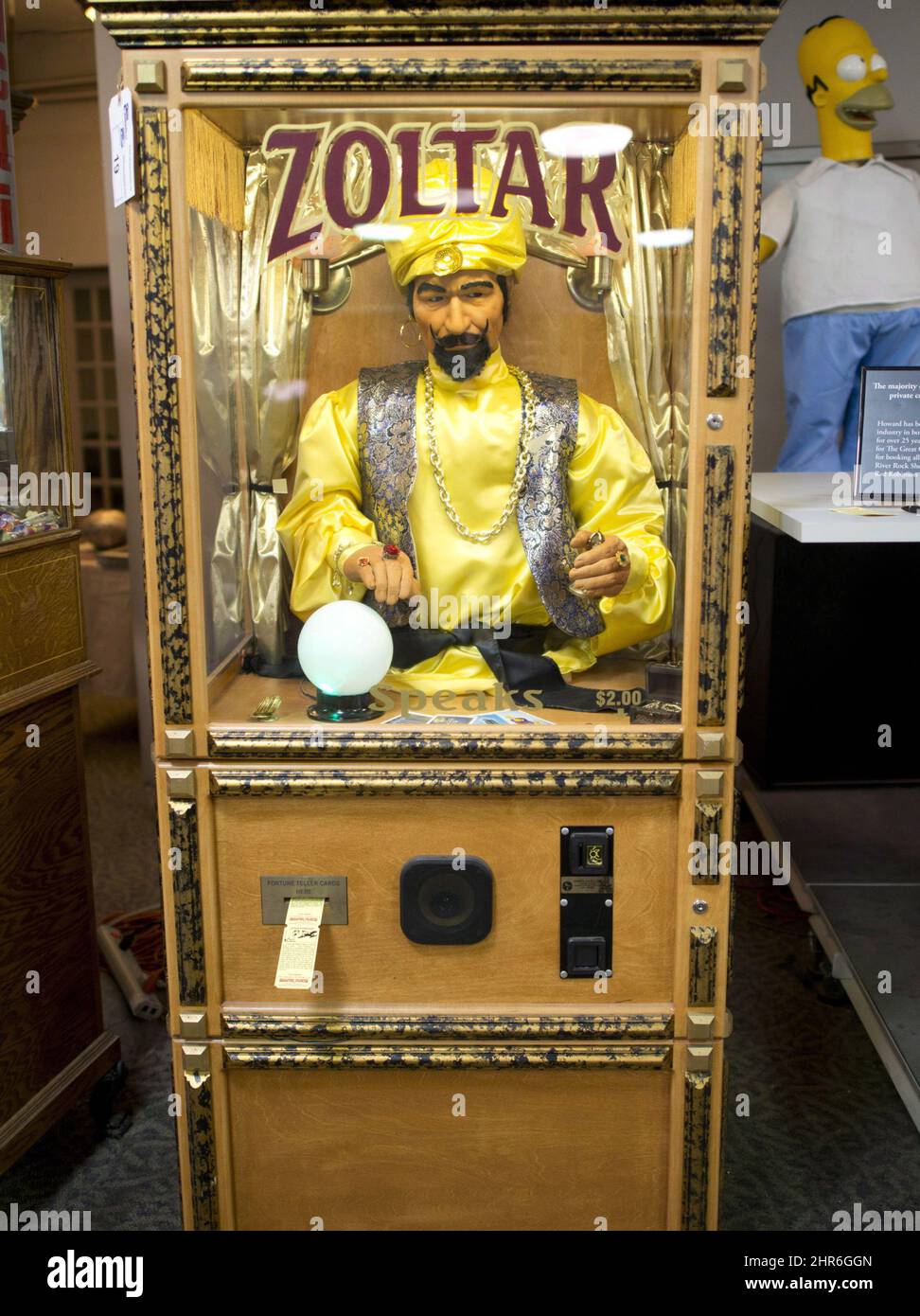 The authentic speaking Zoltar fortune teller machine as seen in the ...