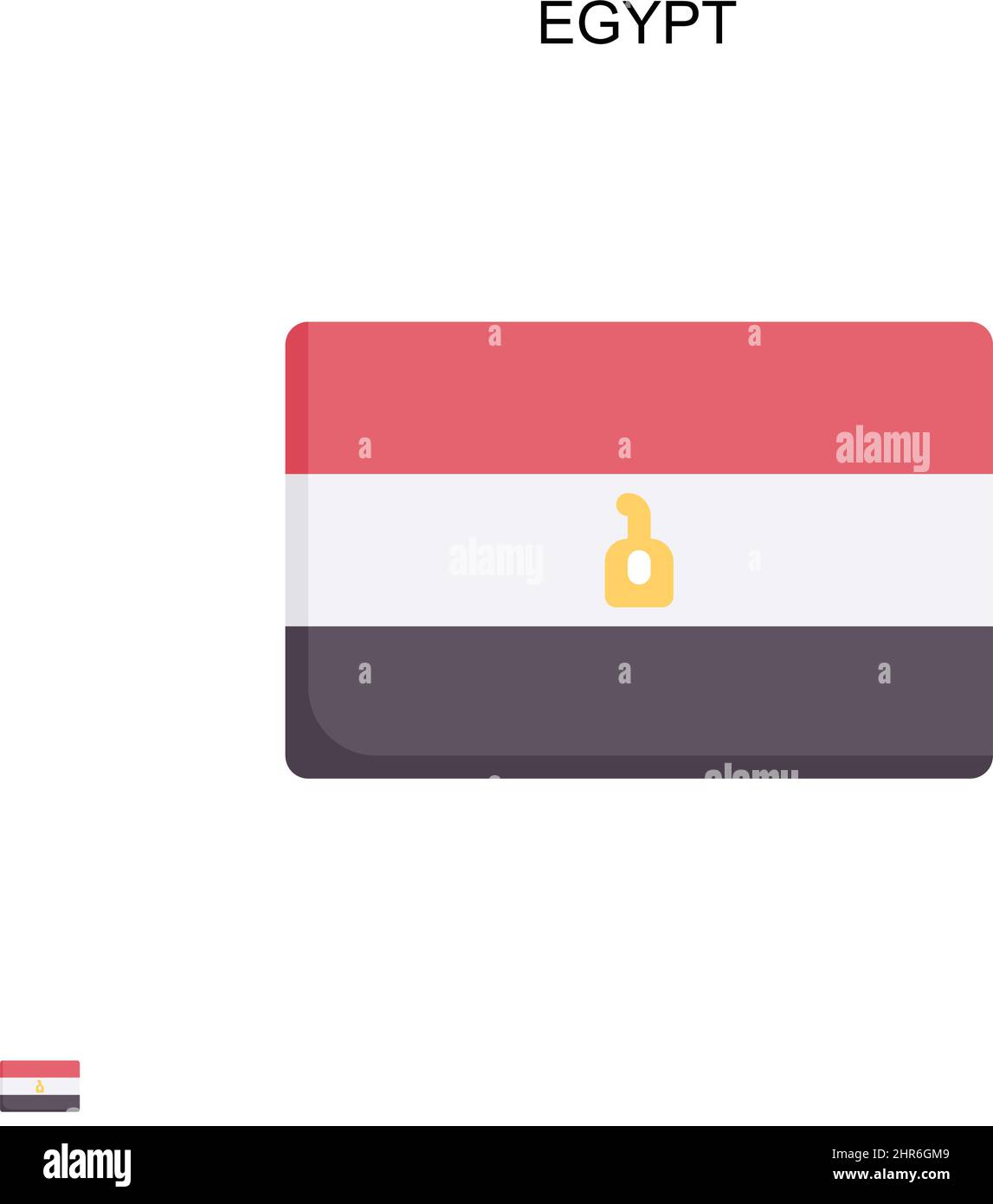 Egypt Simple vector icon. Illustration symbol design template for web ...