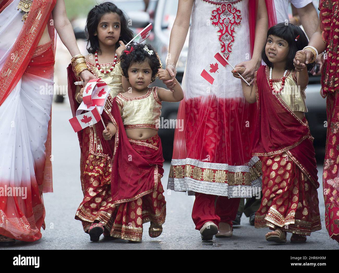 Members of the Indian community entertain the crowd during the annual ...
