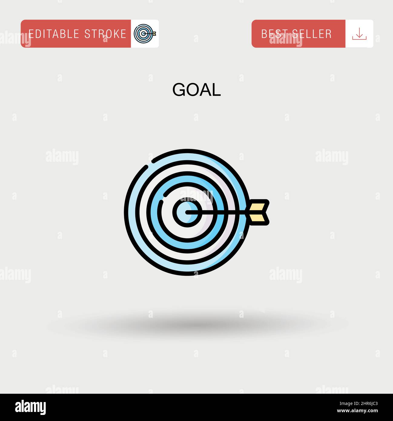 Goal improvement Stock Vector Images - Alamy