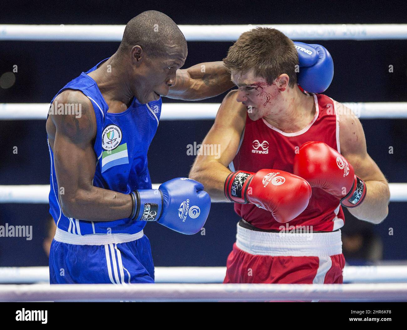 Canada's Brody Blair from New Glasgow, N.S., right, fights Abdul ...