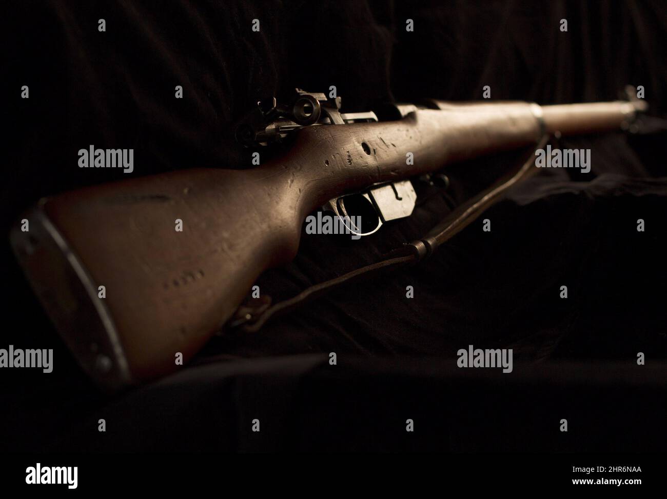 A Canadian-made Ross Rifle Mark III, used in the trenches in the First ...