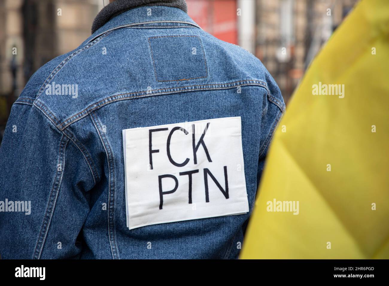 Russian Consulate, Edinburgh, Scotland, UK. 25th February 2022. For a ...