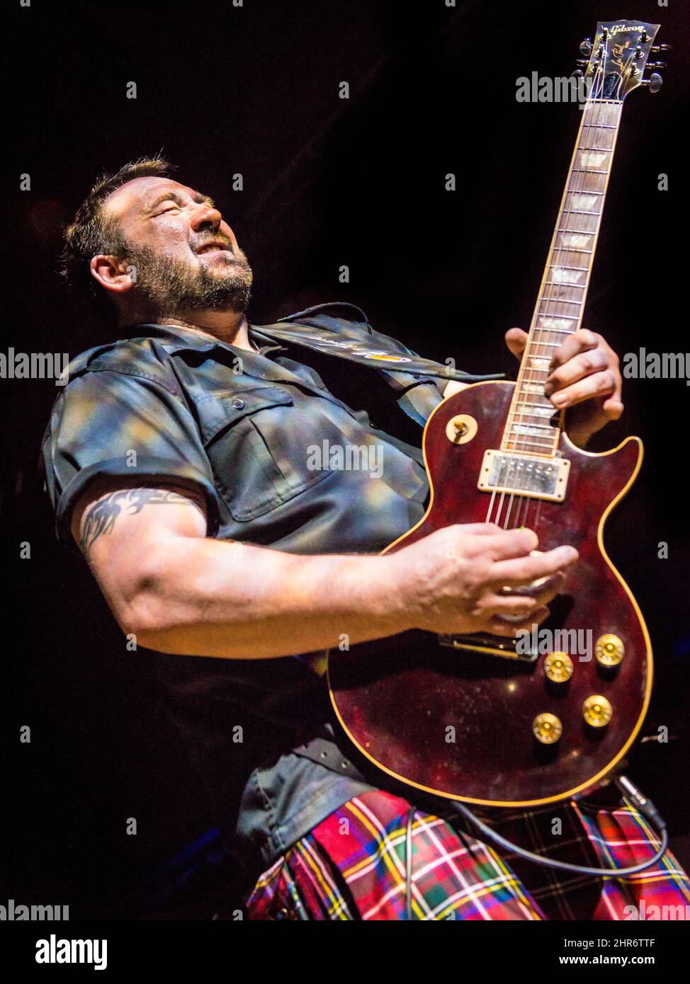 Alan Nimmo on Les Paul guitar. The Apex, Bury St Edmunds, Suffolk. 23rd ...