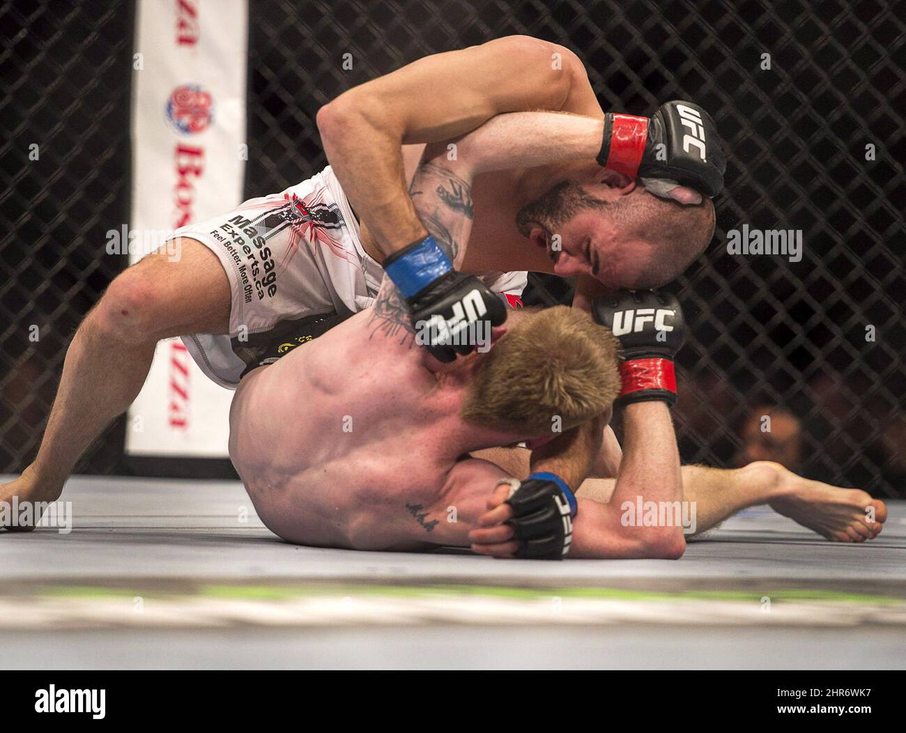 Chris Kelades from Cole Harbour, Nova Scotia battles Patrick Holohan ...