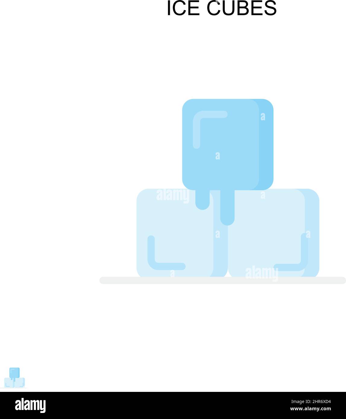 Glass water ice cubes vector hi-res stock photography and images - Alamy