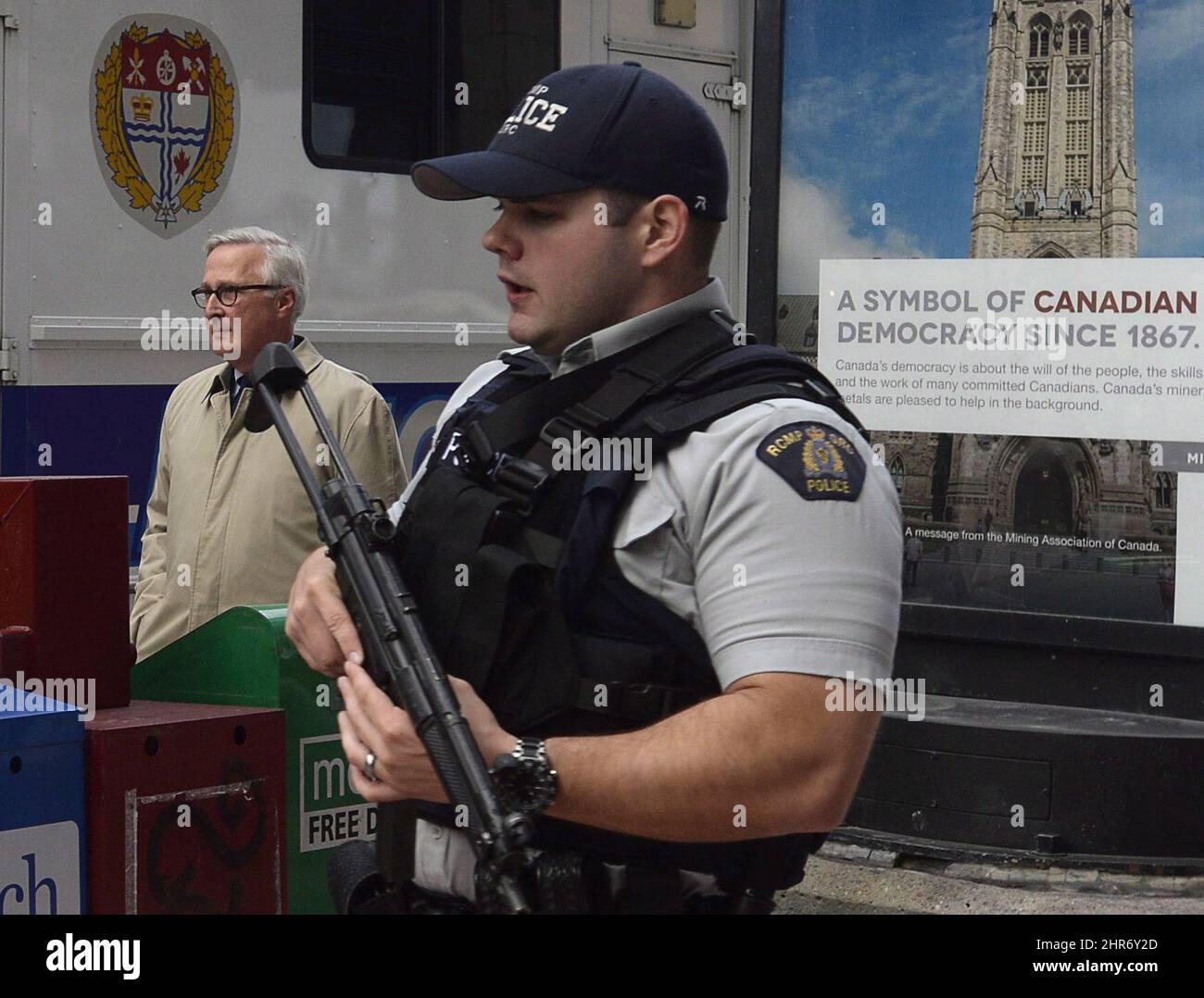 RECROPPED VERSION CSIS (secret service) head Richard Fadden walks past ...