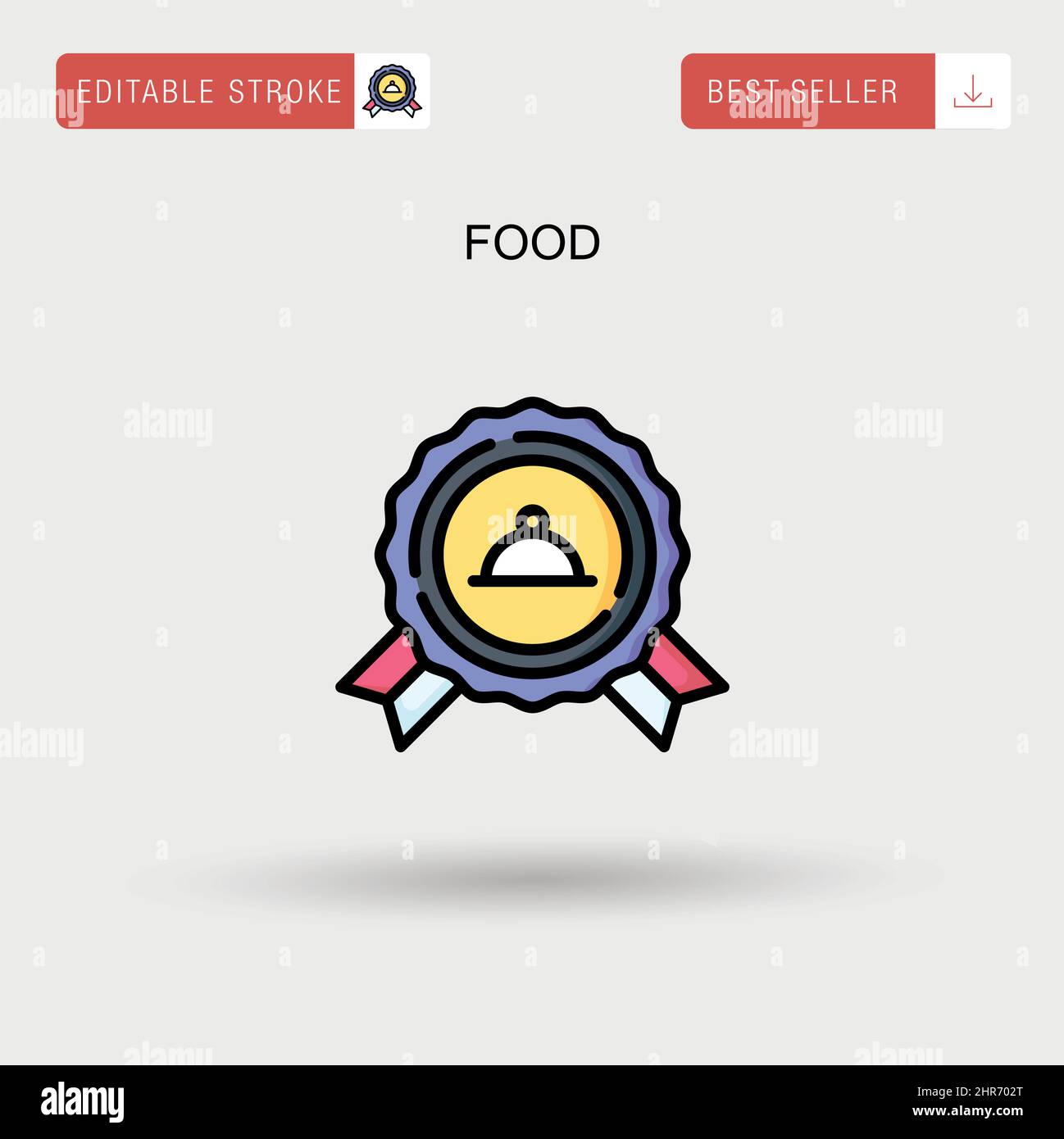 Food Simple vector icon Stock Vector Image & Art - Alamy