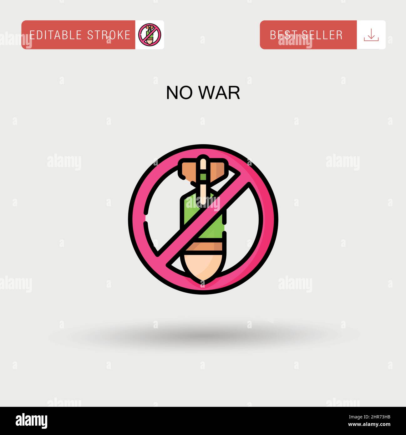 No war Simple vector icon Stock Vector Image & Art - Alamy