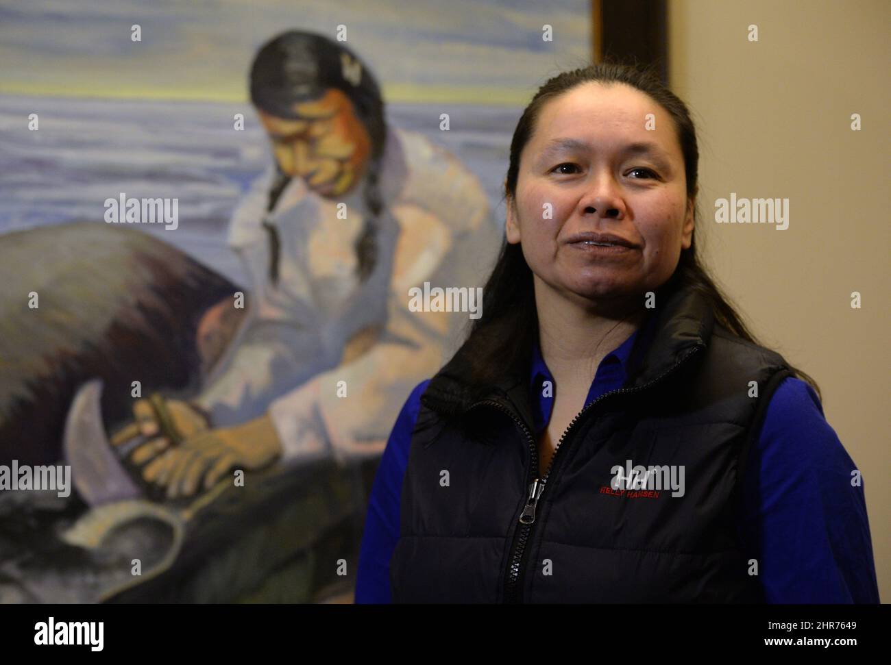 Madeleine Redfern, former mayor of Iqaluit, is pictured in Iqaluit ...