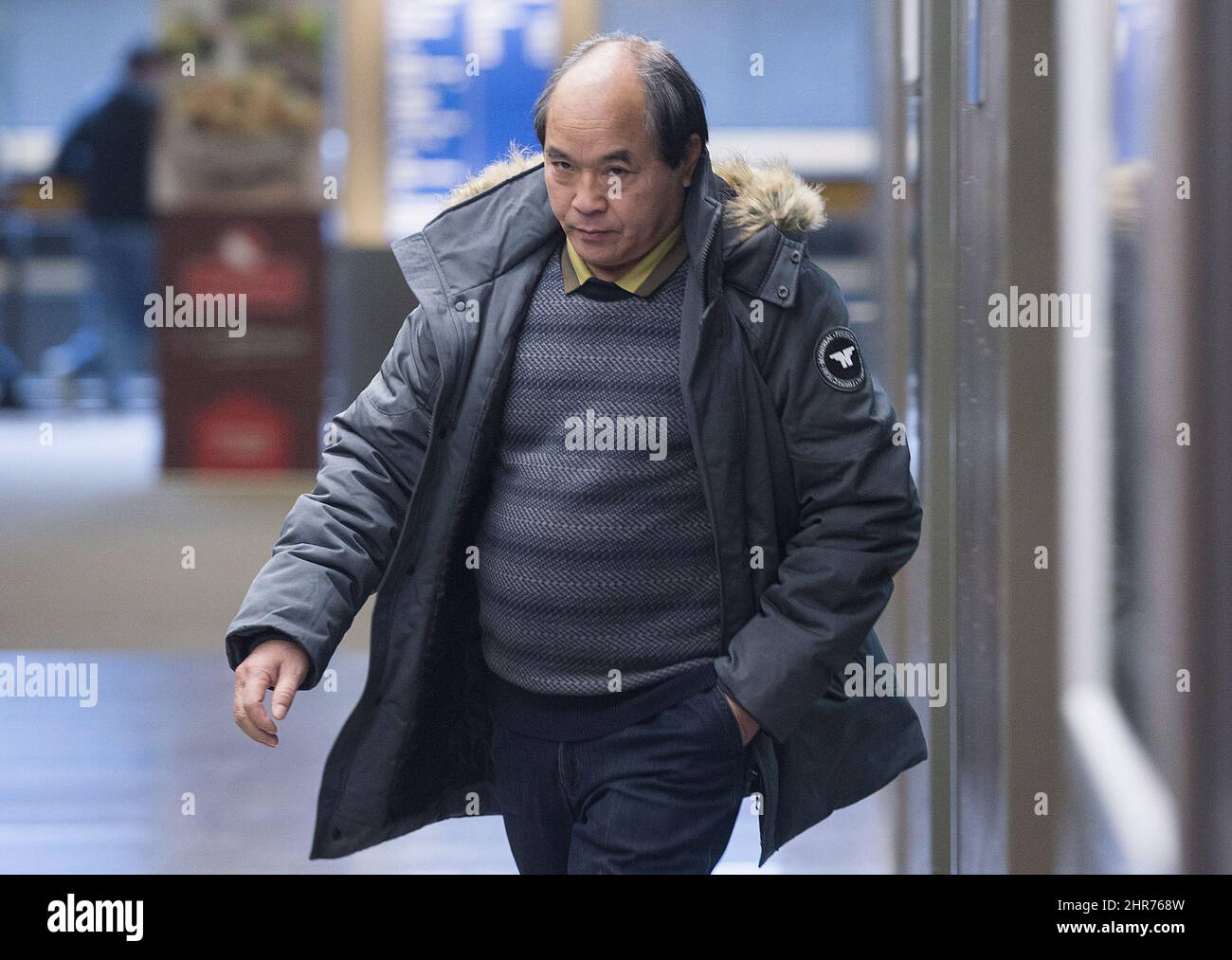 Diran Lin, father of Jun Lin, is shown at the Montreal Courthouse on ...