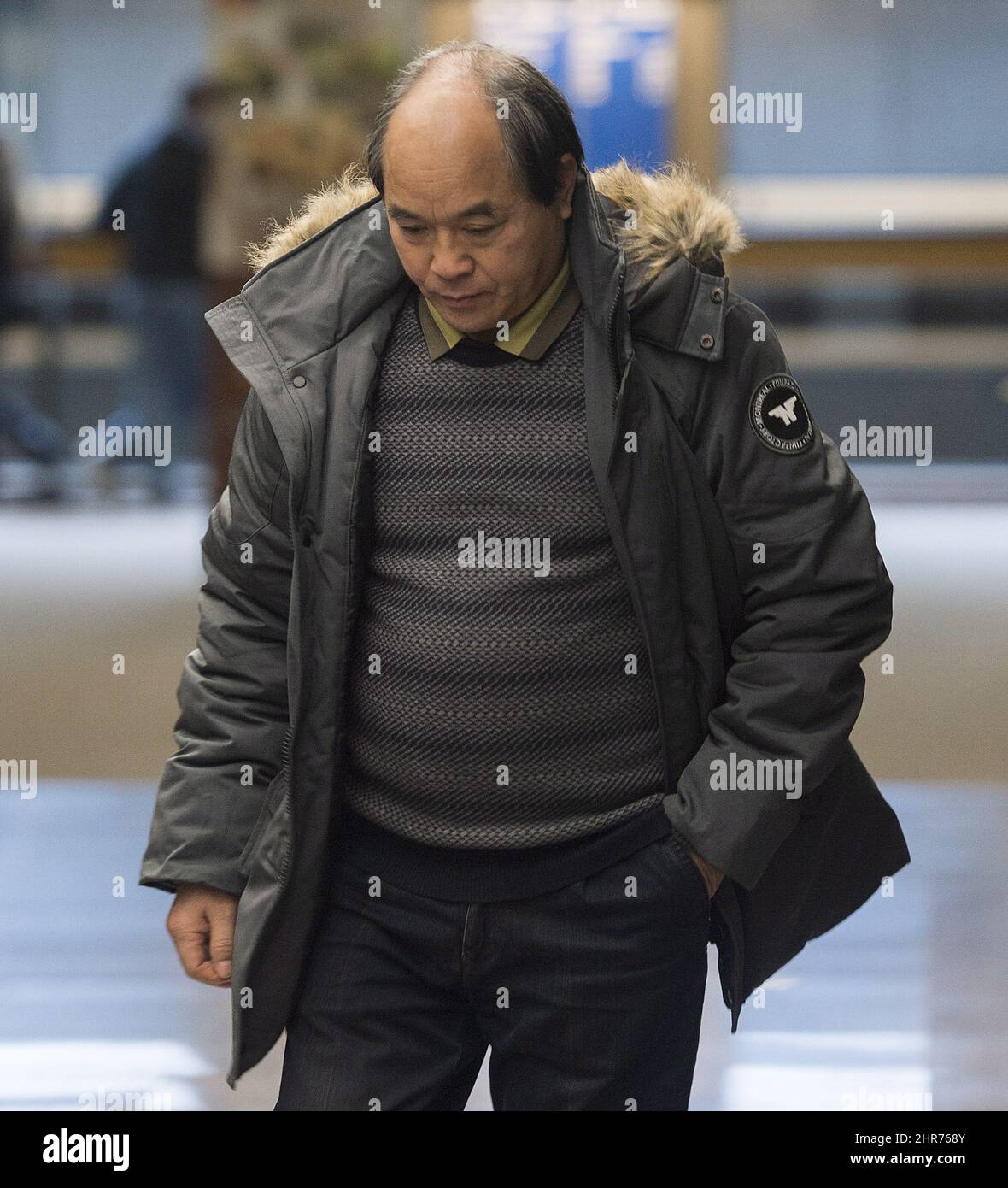 Diran Lin, father of Jun Lin, is shown at the Montreal Courthouse on ...