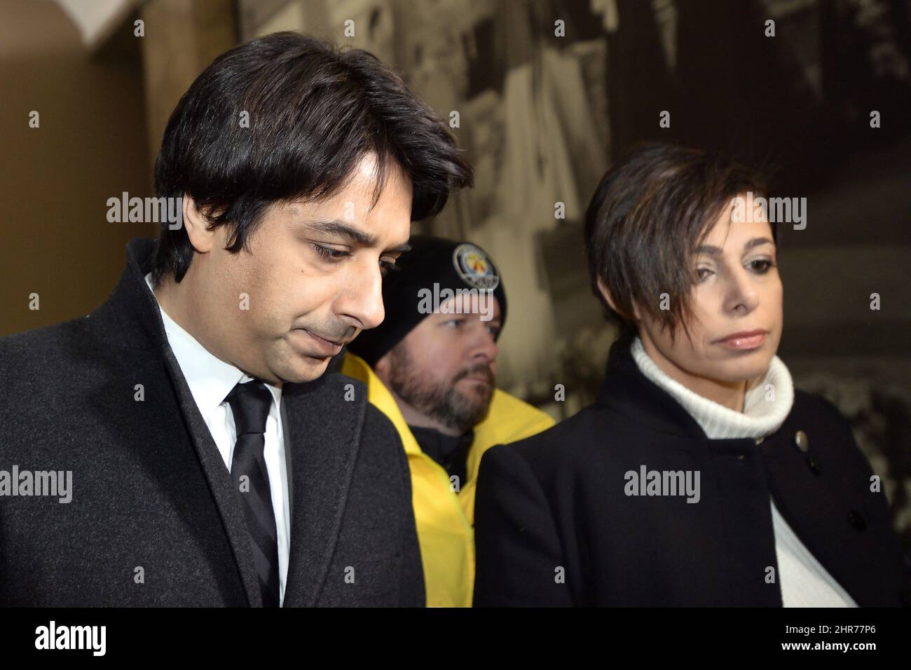 Jian Ghomeshi, left, and his lawyer Marie Henein arrive at court in ...