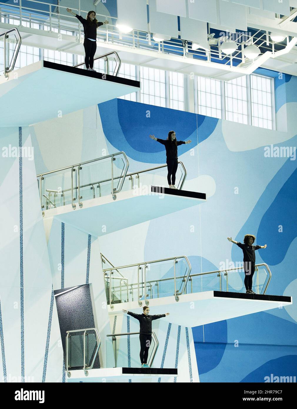 Canadian divers know as the Fab IV, pictured top to bottom, Roseline ...