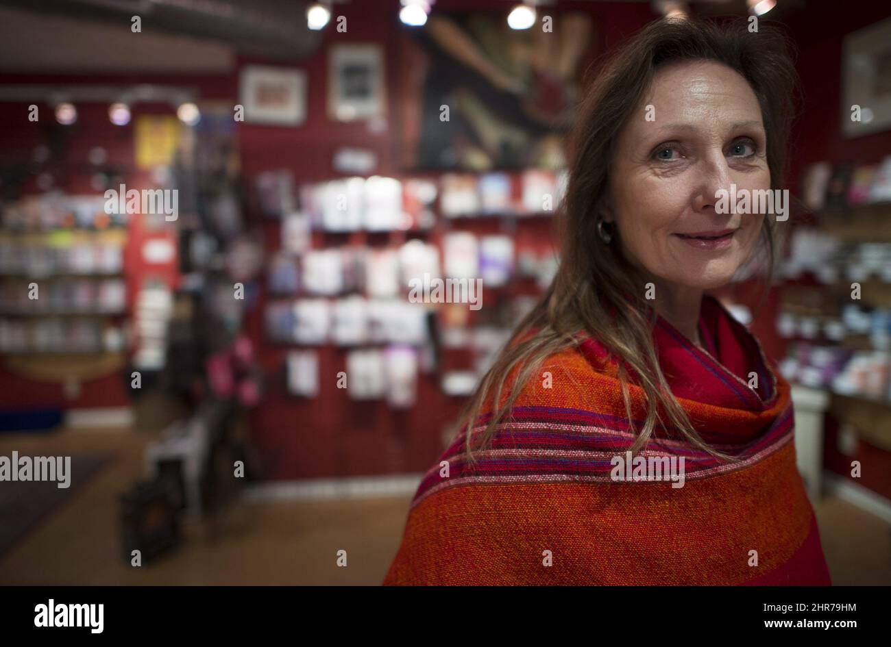Vera Zyla, owner of The Art of Loving, is pictured in her store in ...