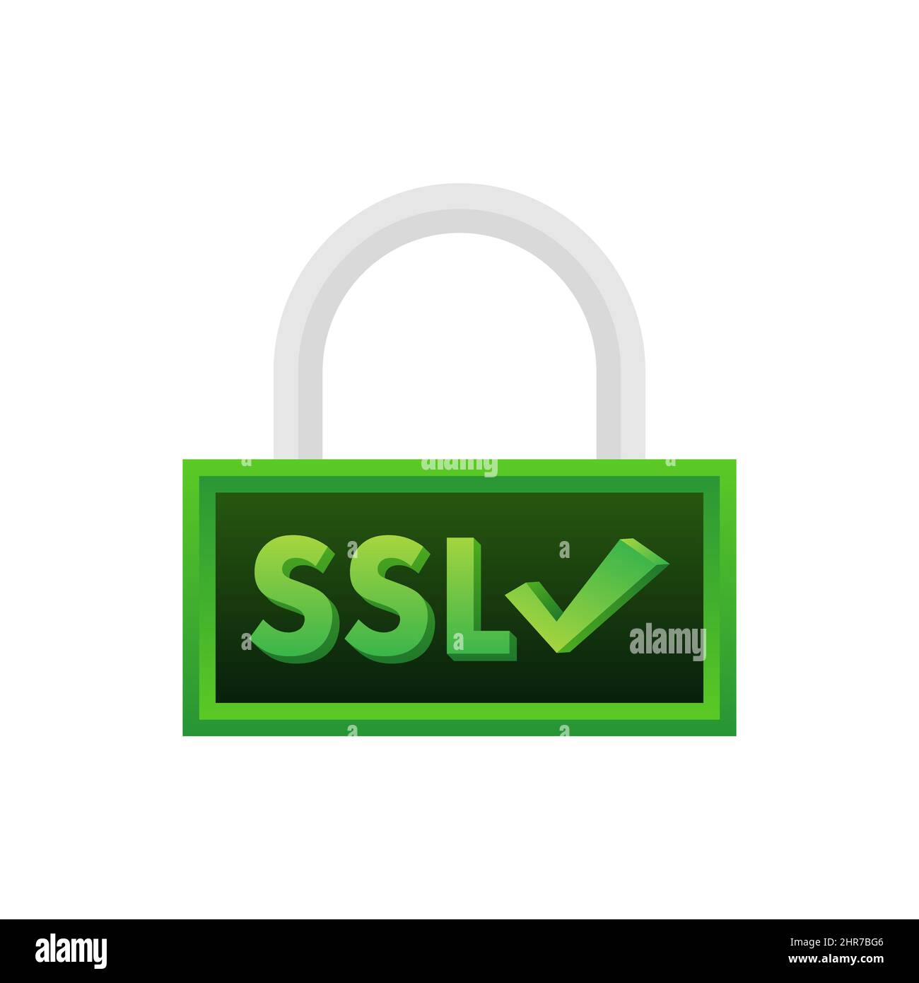 Secure internet connection SSL icon. SSL safe guard. Vector stock ...