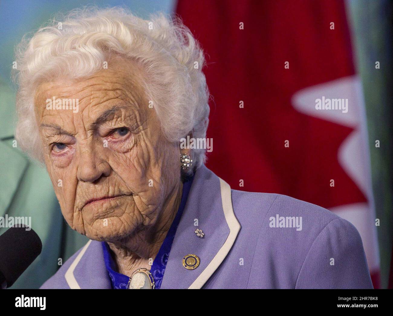 Hazel McCallion is shown in Mississauga, Ont. in a Wednesday May 14 ...