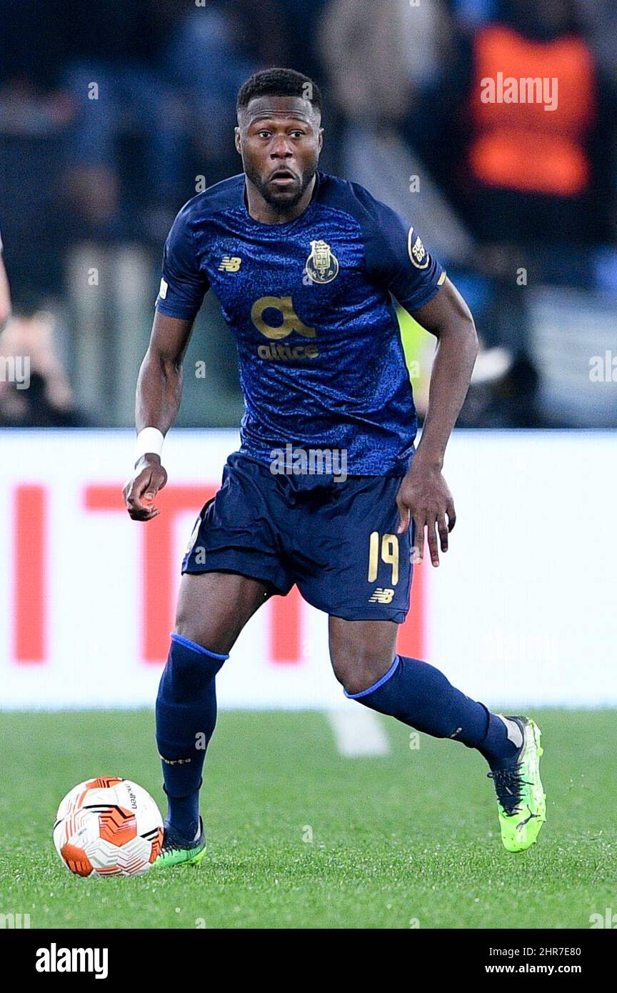 Rome, Italy. 24th Feb, 2022. Chancel Mbemba of FC Porto during the UEFA ...