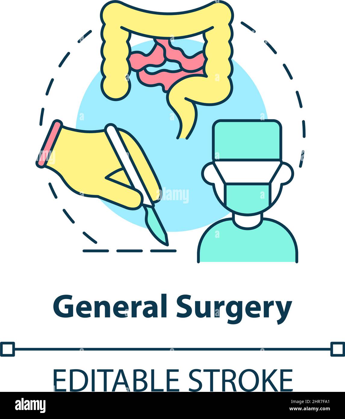 General surgery concept icon Stock Vector Image & Art - Alamy
