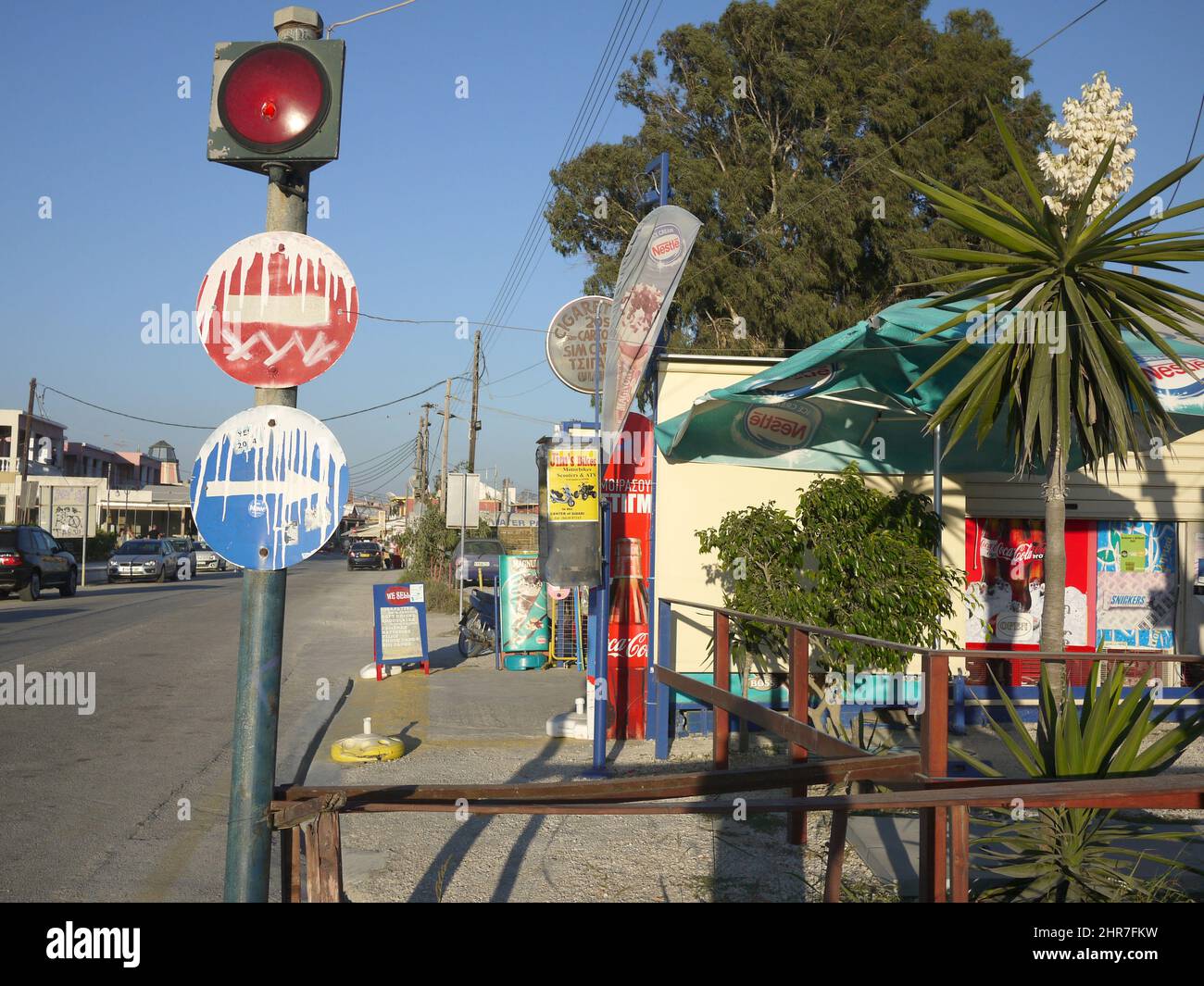 road signs hand made Stock Photo - Alamy