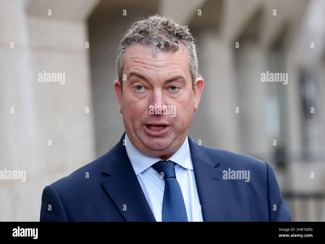 DCI Neil John speaking outside the Old Bailey in London, following Koci ...